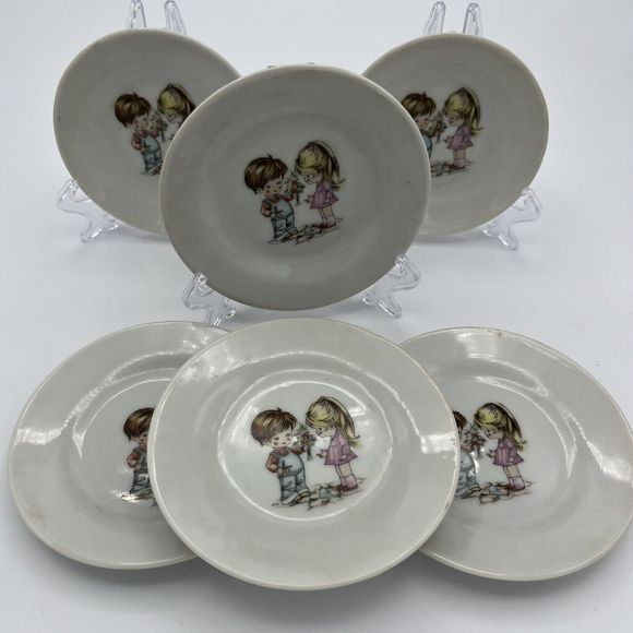 Grantcrest | Kitchen | Grantcrest 95s Vintage 6 Tea Plates Little Boy ...